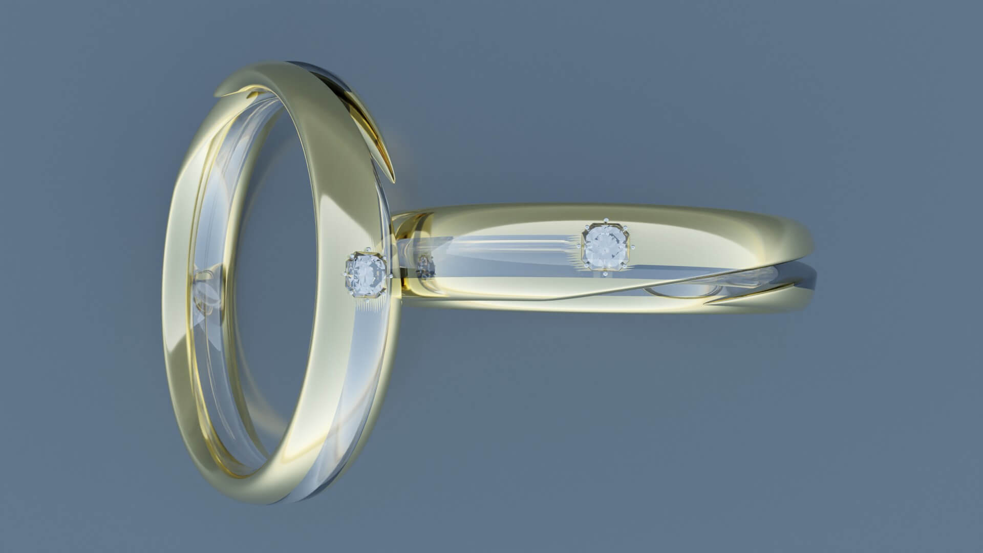 Gold Ring Jewelery - 3D Model by ilham45