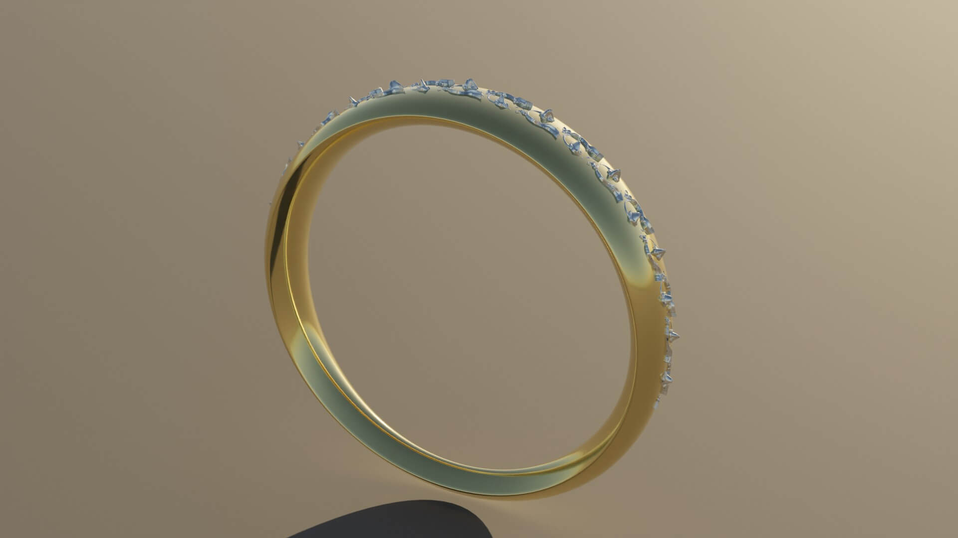 Gold Ring Ornaments - 3D Model by ilham45