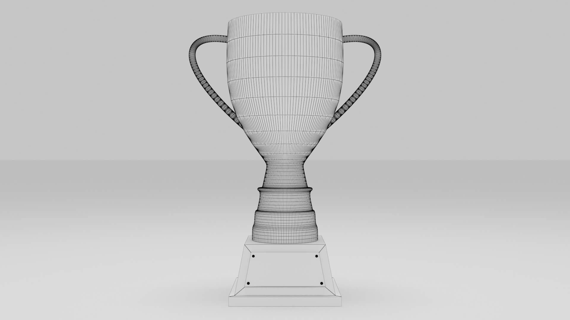Gold Trophy Competition - 3D Model by ilham45