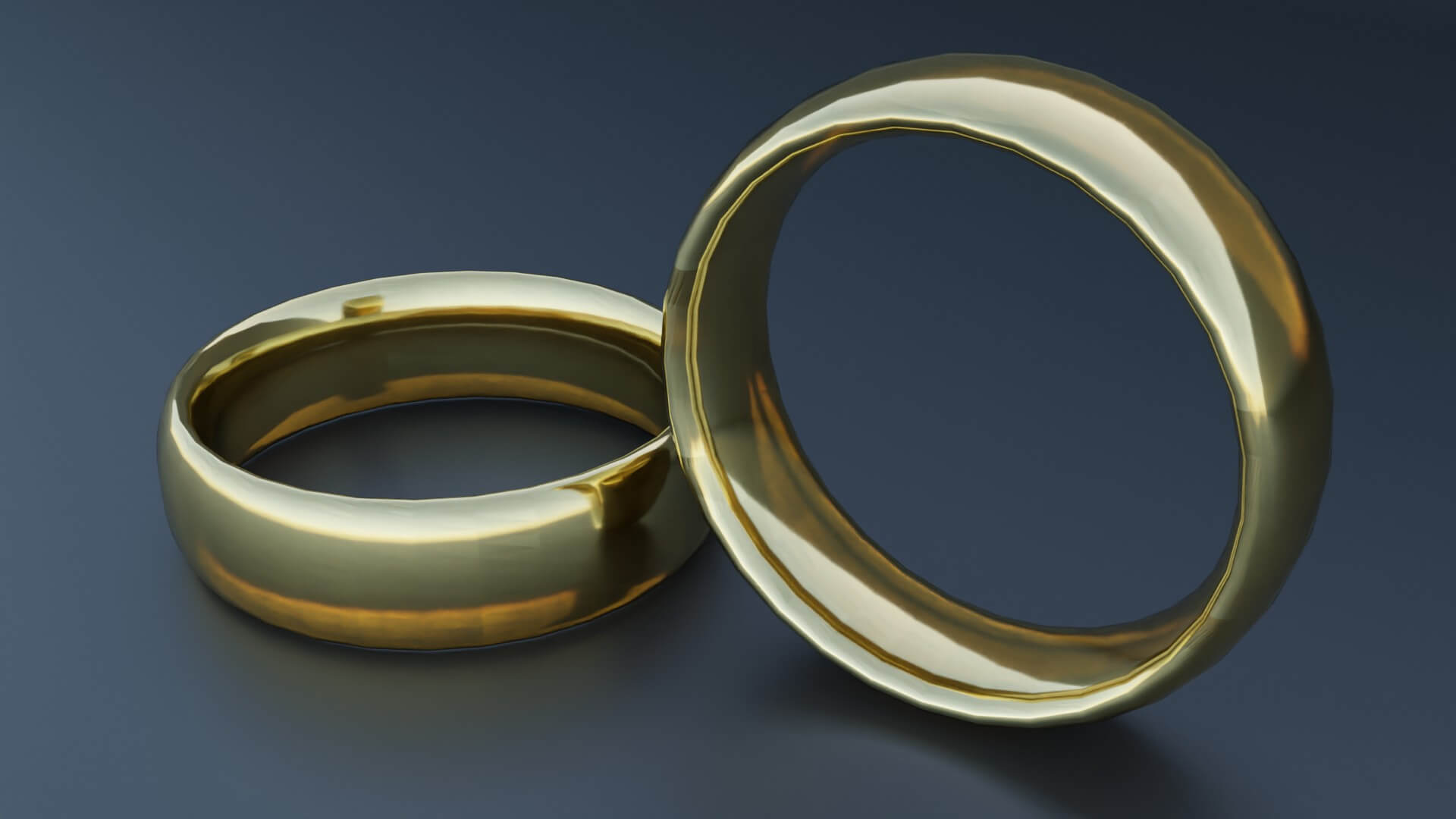 Golden Ring Jewelery - Free 3D Model by ilham45