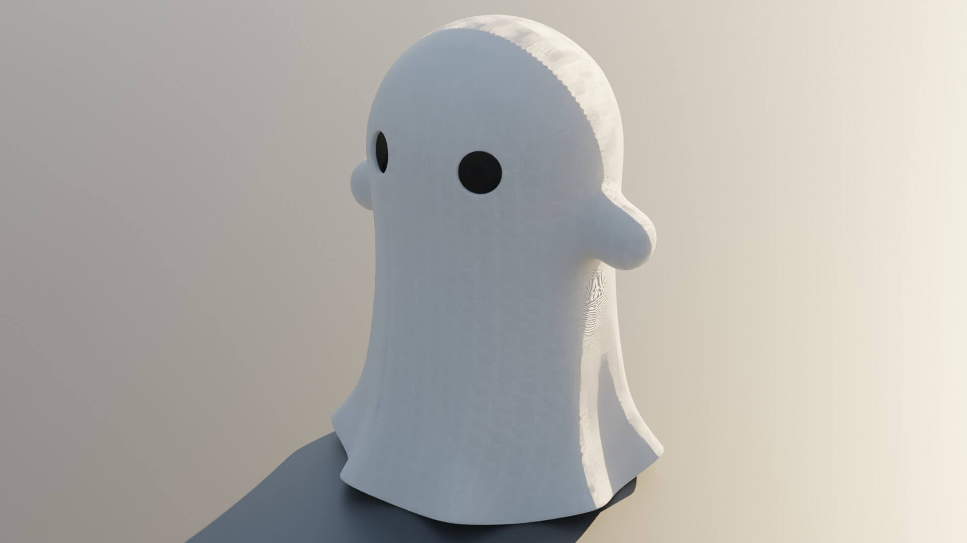 Halloween Ghost - 3D Model by ilham45