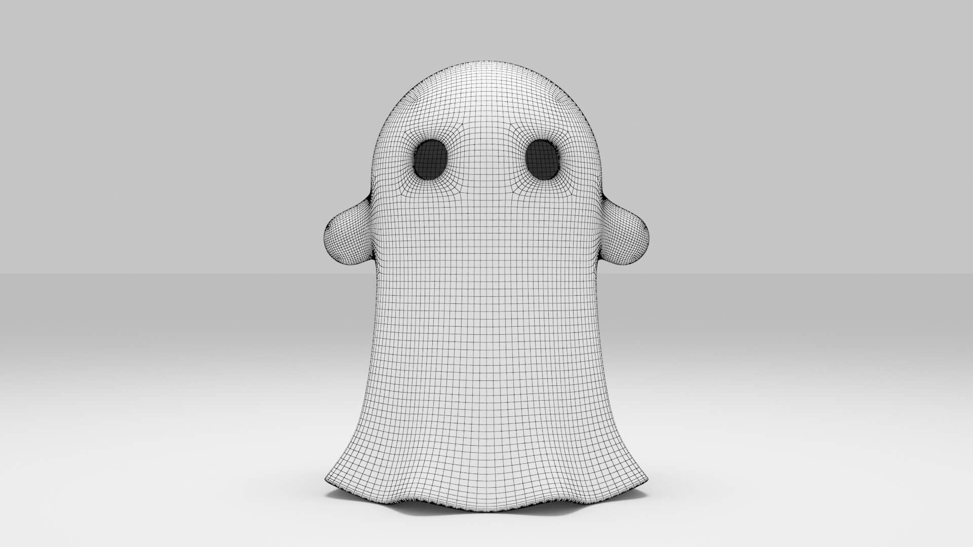 Halloween Ghost - 3D Model by ilham45
