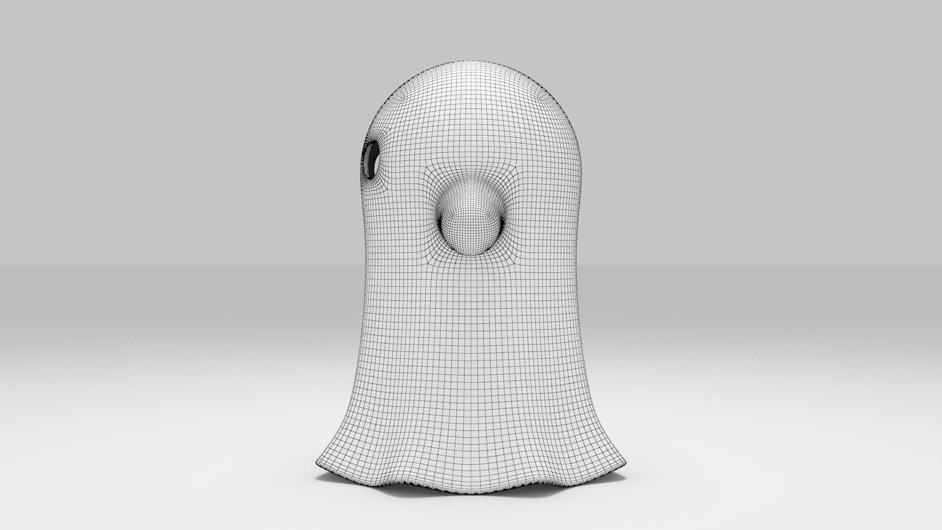 Halloween Ghost - 3D Model by ilham45