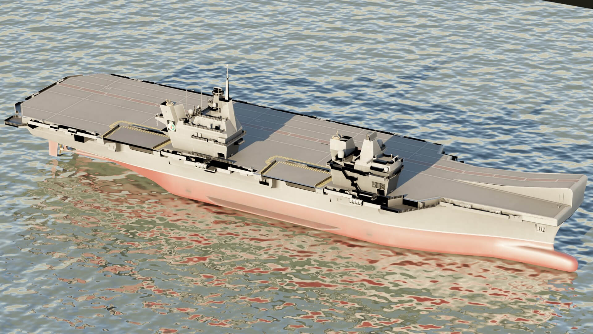 HMS Queen Elizabeth - 3D Model by ilham45