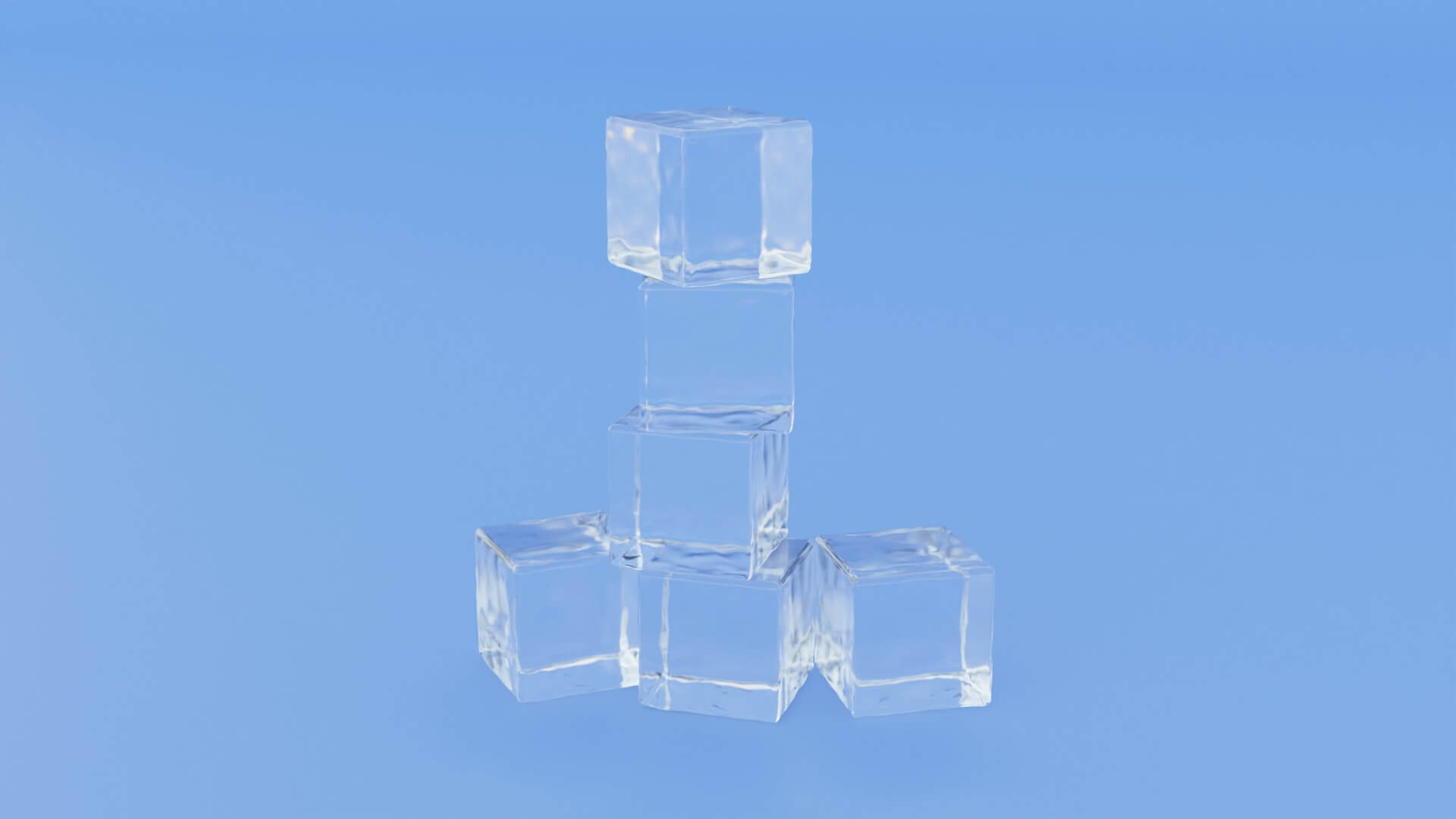Ice Cube Stacks - 3D Model by ilham45
