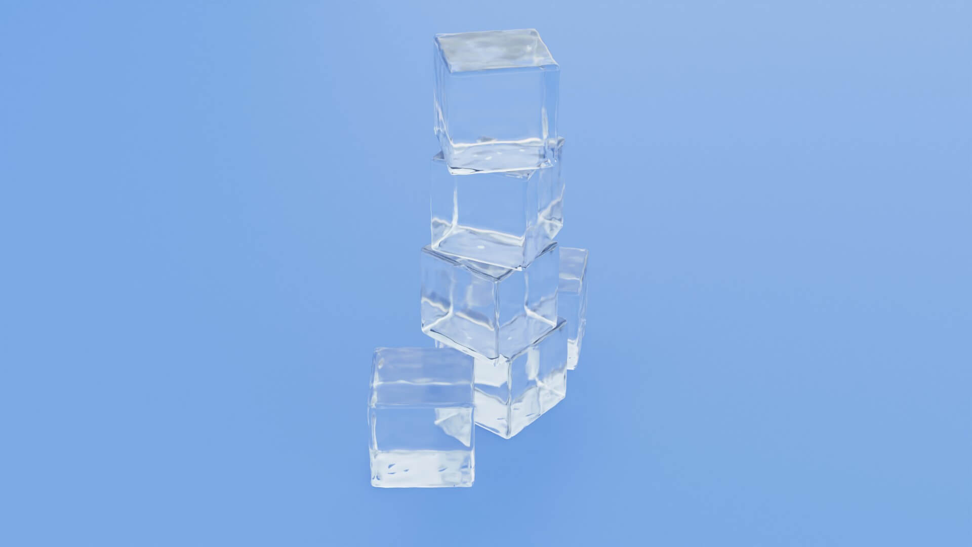 Ice Cube Stacks - 3D Model by ilham45