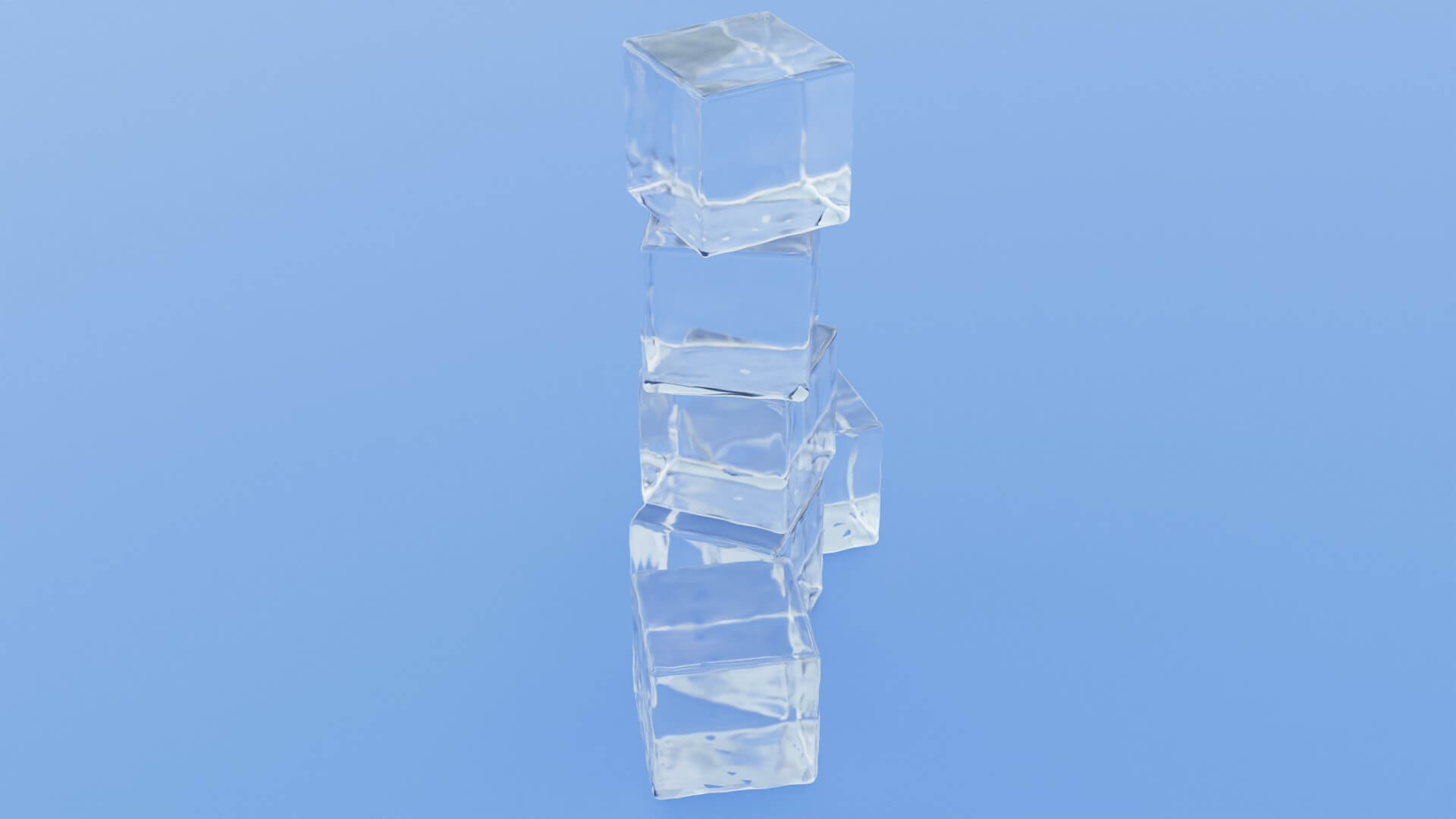 Ice Cube Stacks - 3D Model by ilham45