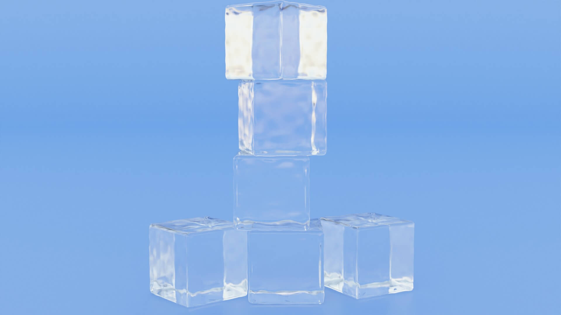 Ice Cube Stacks - 3D Model by ilham45