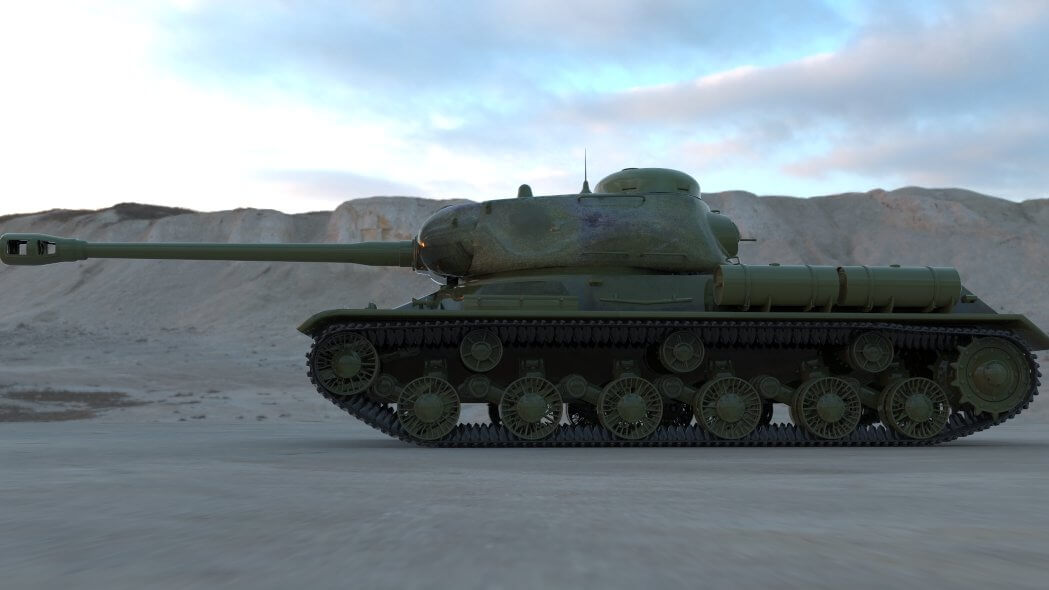 IS-2 Tank Free 3D Model by ilham45