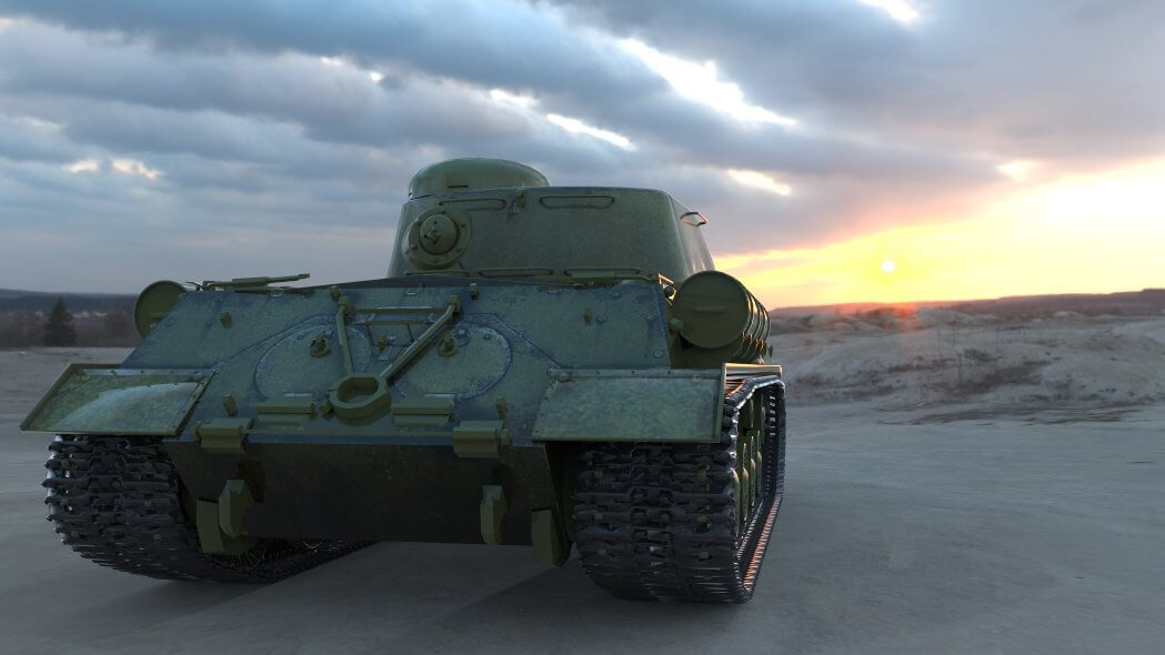 IS-2 Tank Free 3D Model by ilham45