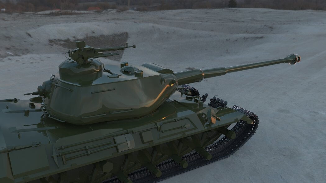 IS-2 Tank Free 3D Model by ilham45