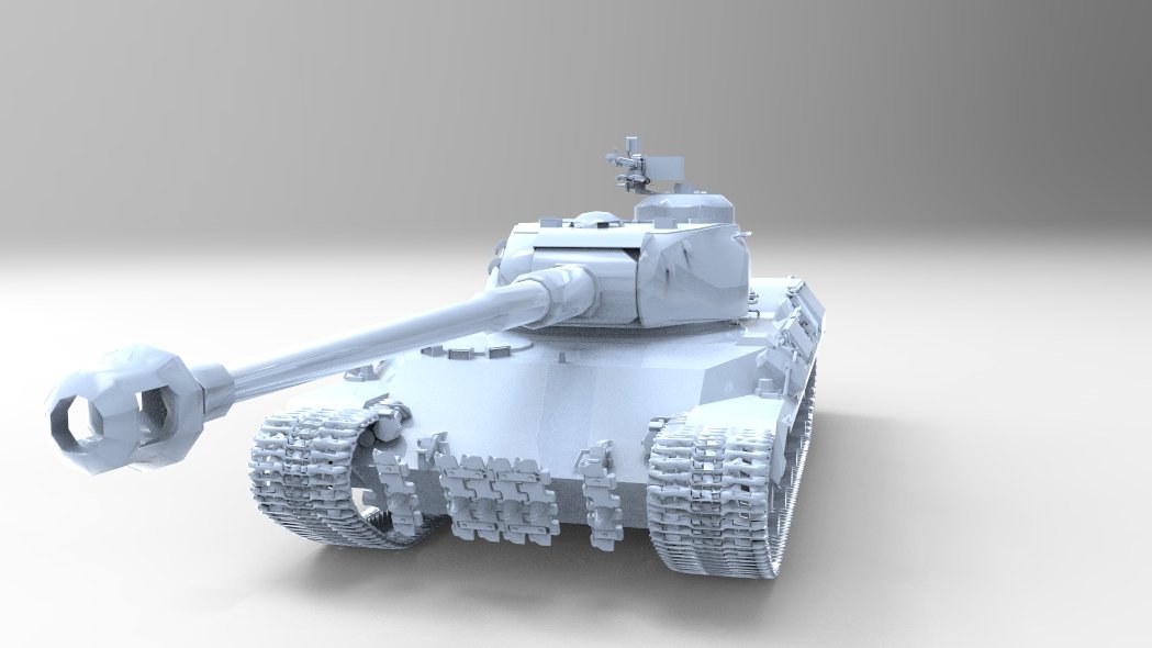 IS-2 Tank Free 3D Model by ilham45