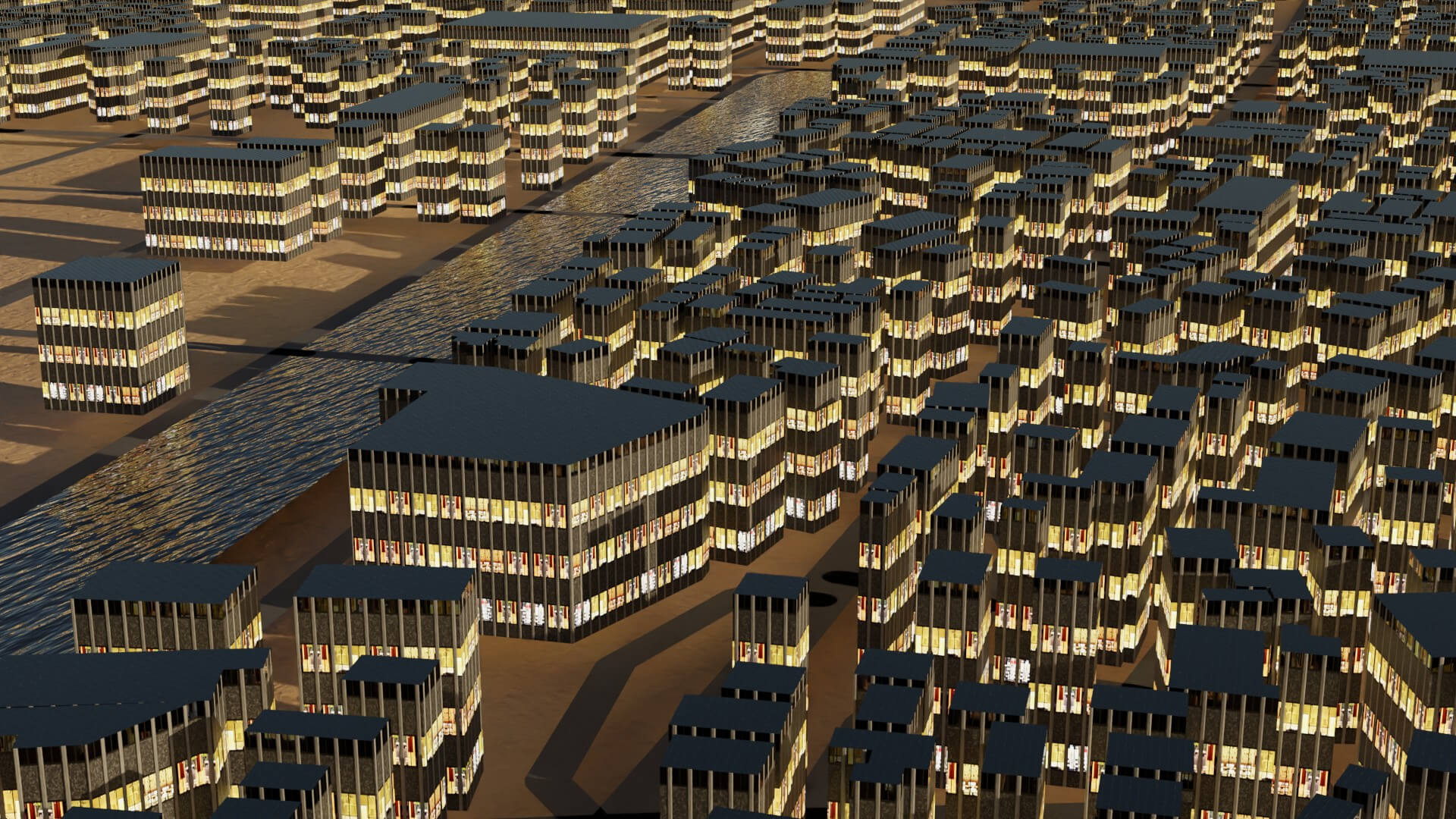 Iwata Japan Citymap Building - 3D Model by ilham45