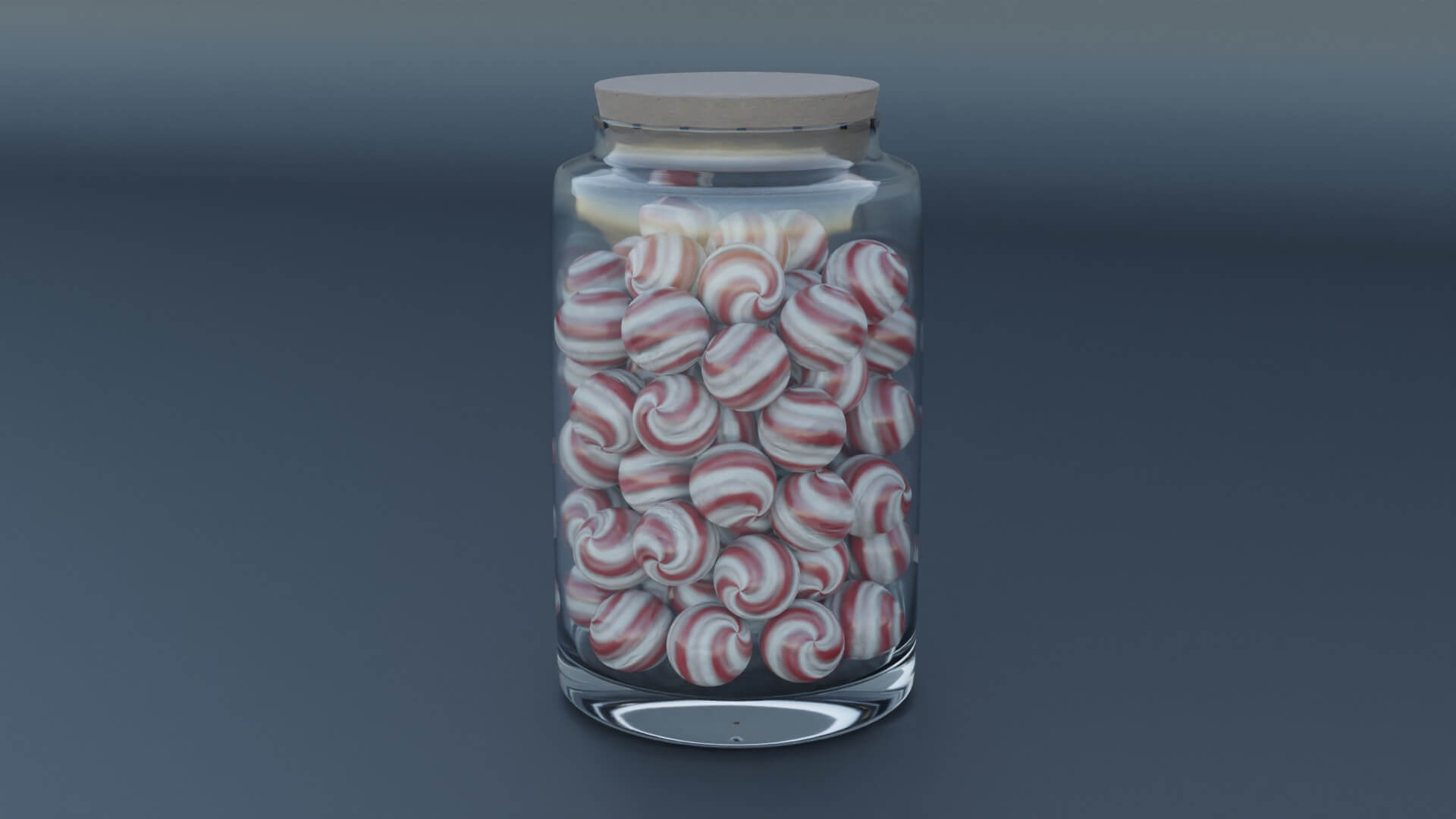 Jar of Candy - 3D Model by ilham45