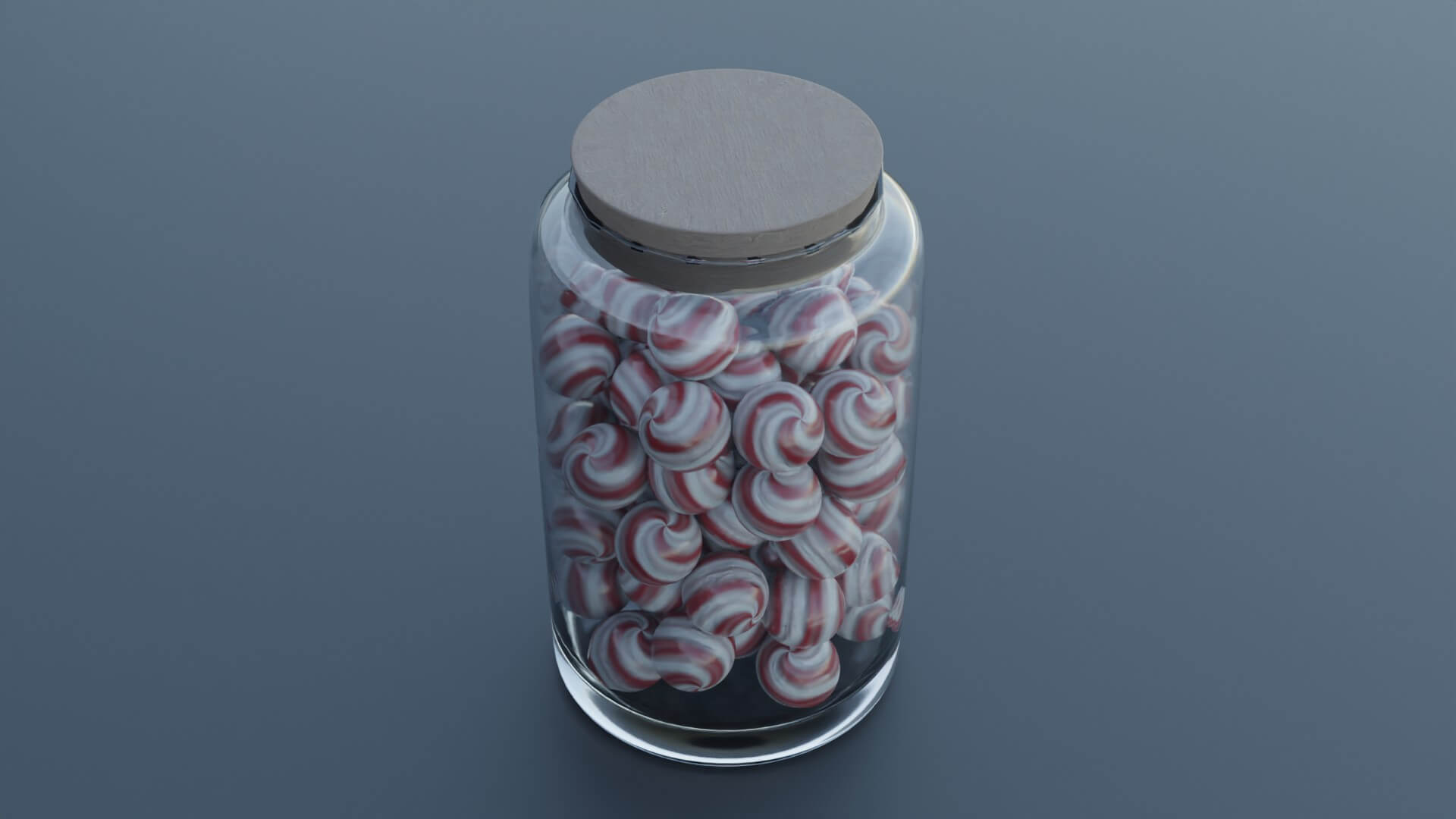Jar of Candy - 3D Model by ilham45