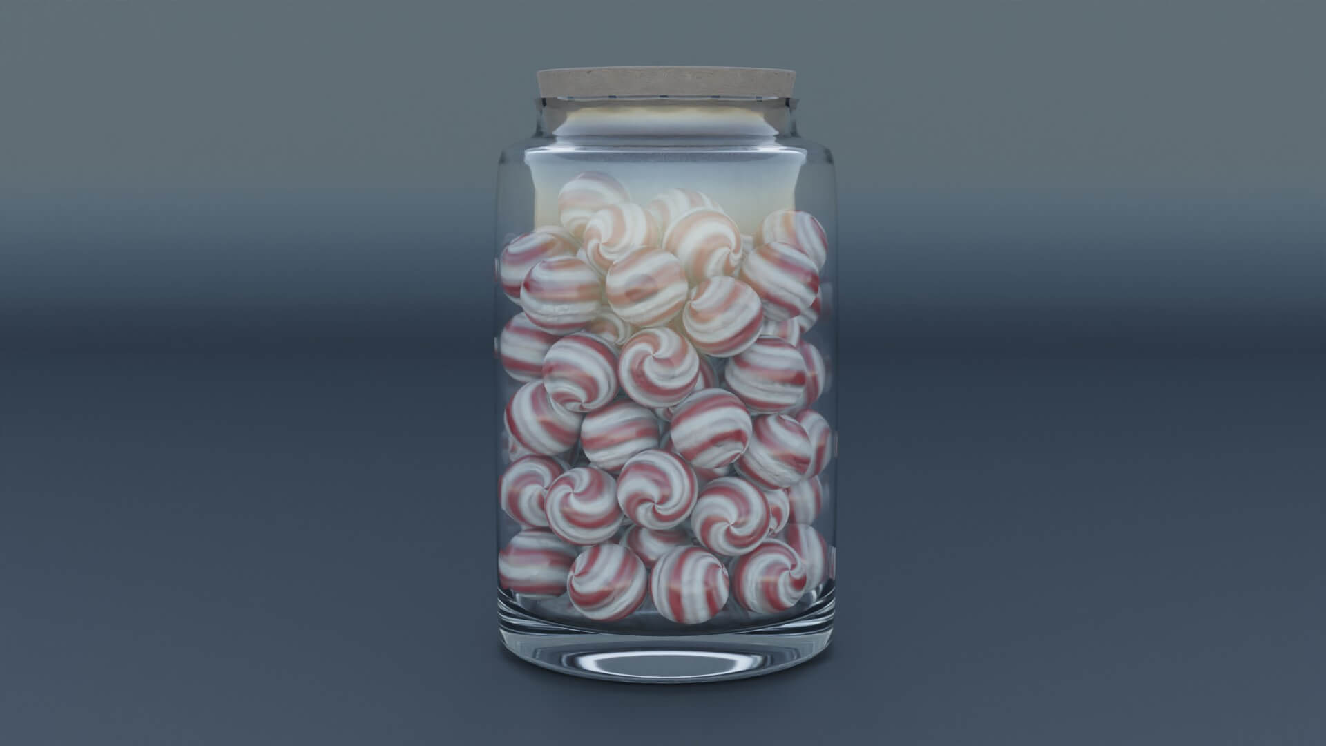 Jar of Candy - 3D Model by ilham45