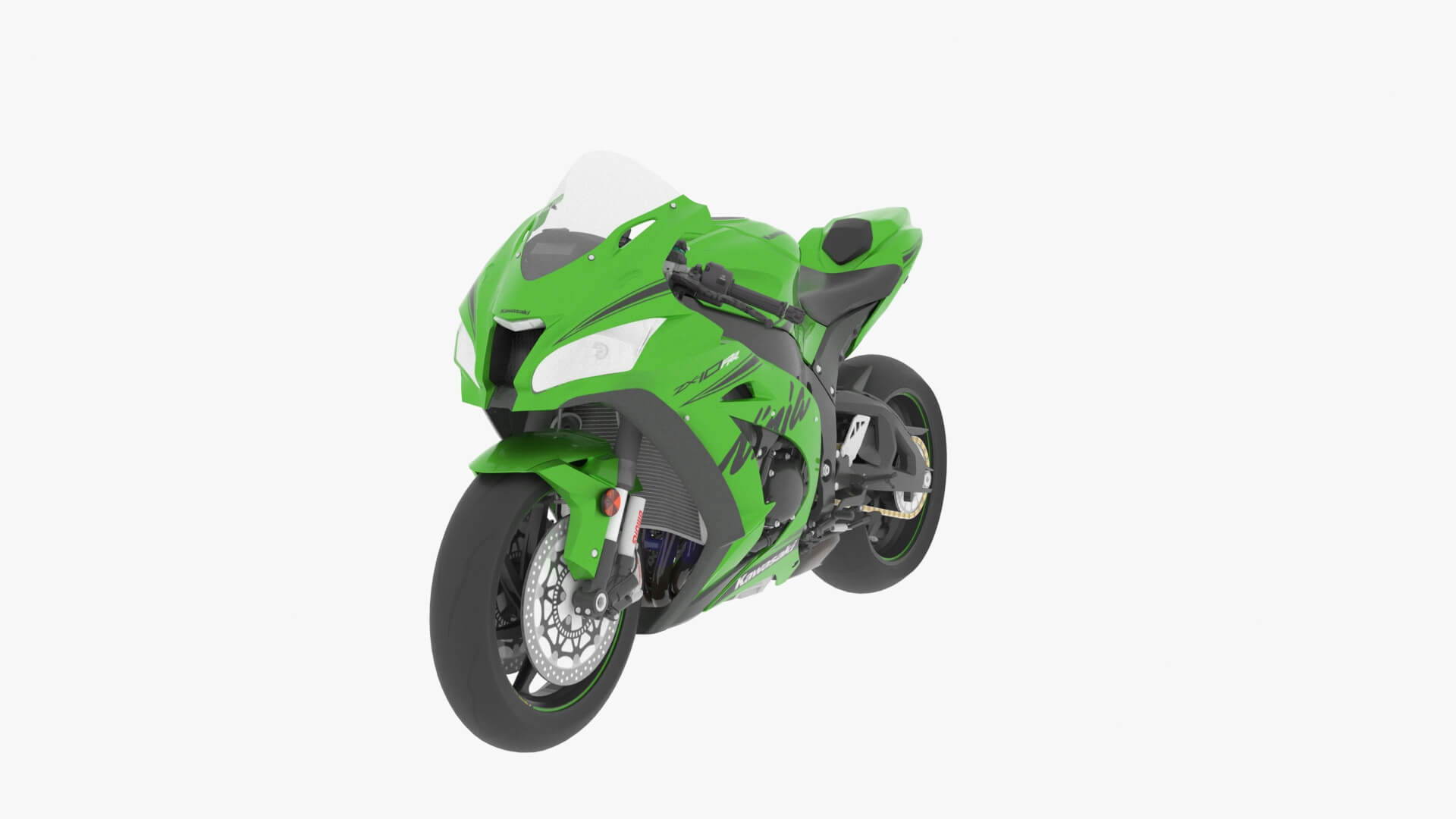 Kawasaki Ninja ZX10-RR 3D Model by ilham45