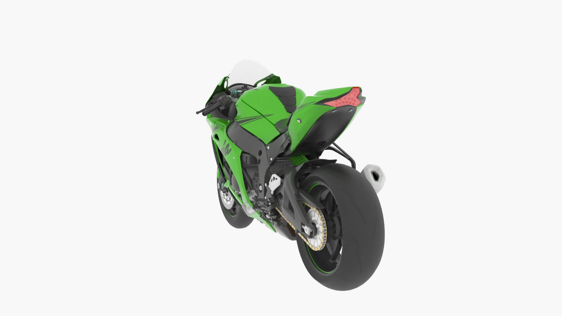 Kawasaki Ninja ZX10-RR 3D Model by ilham45