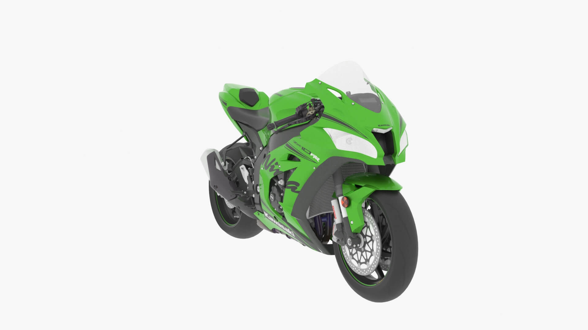 Kawasaki Ninja ZX10-RR 3D Model by ilham45