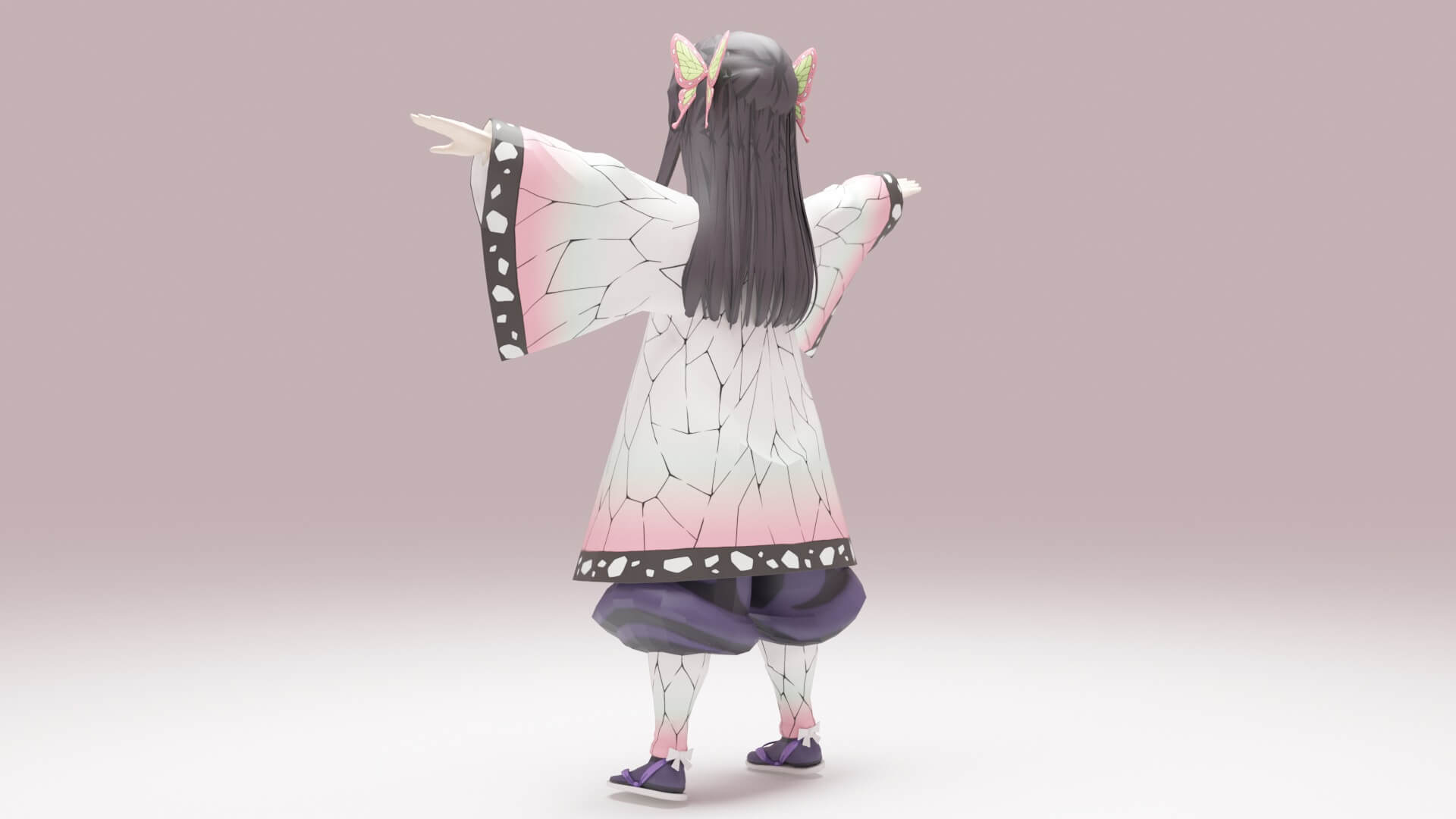 Kocho Kanae - Kimetsu No Yaiba 3D Model by ilham45