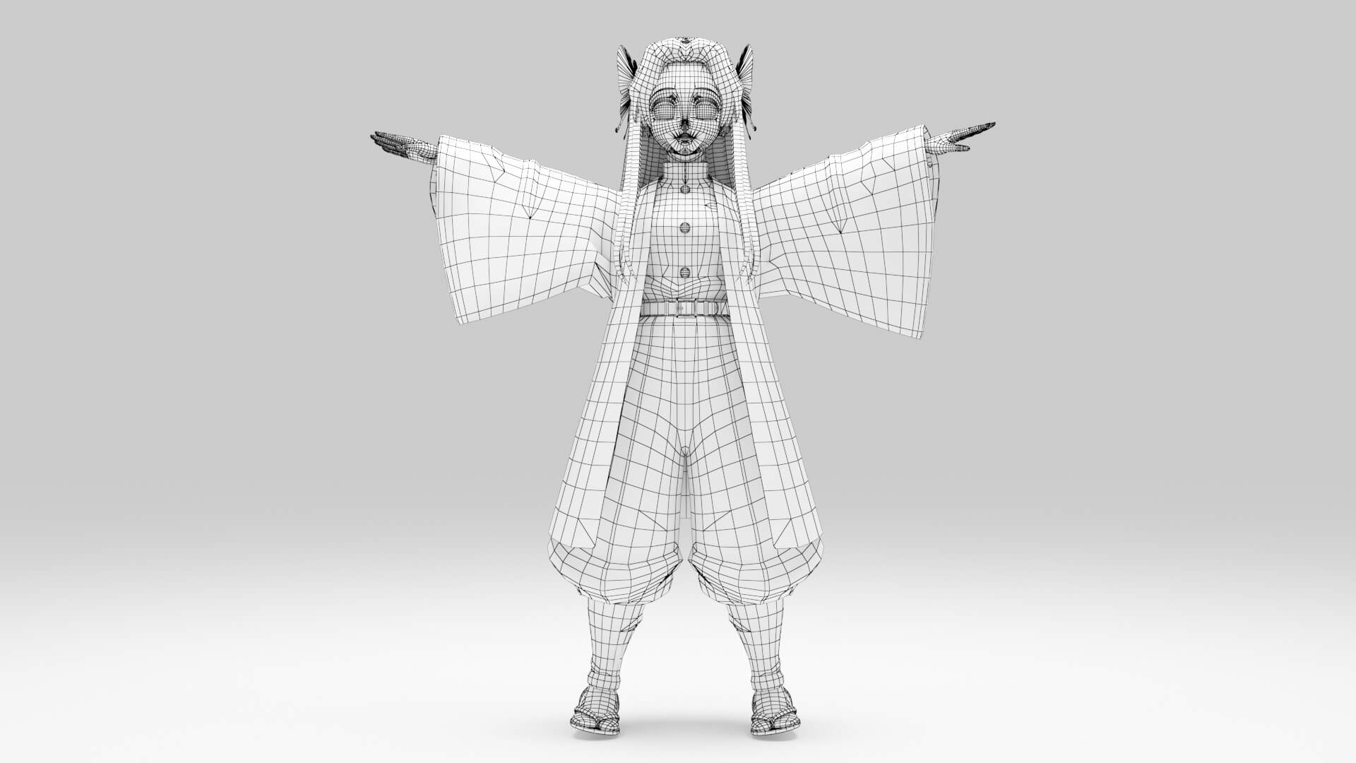 Kocho Kanae - Kimetsu No Yaiba 3D Model by ilham45