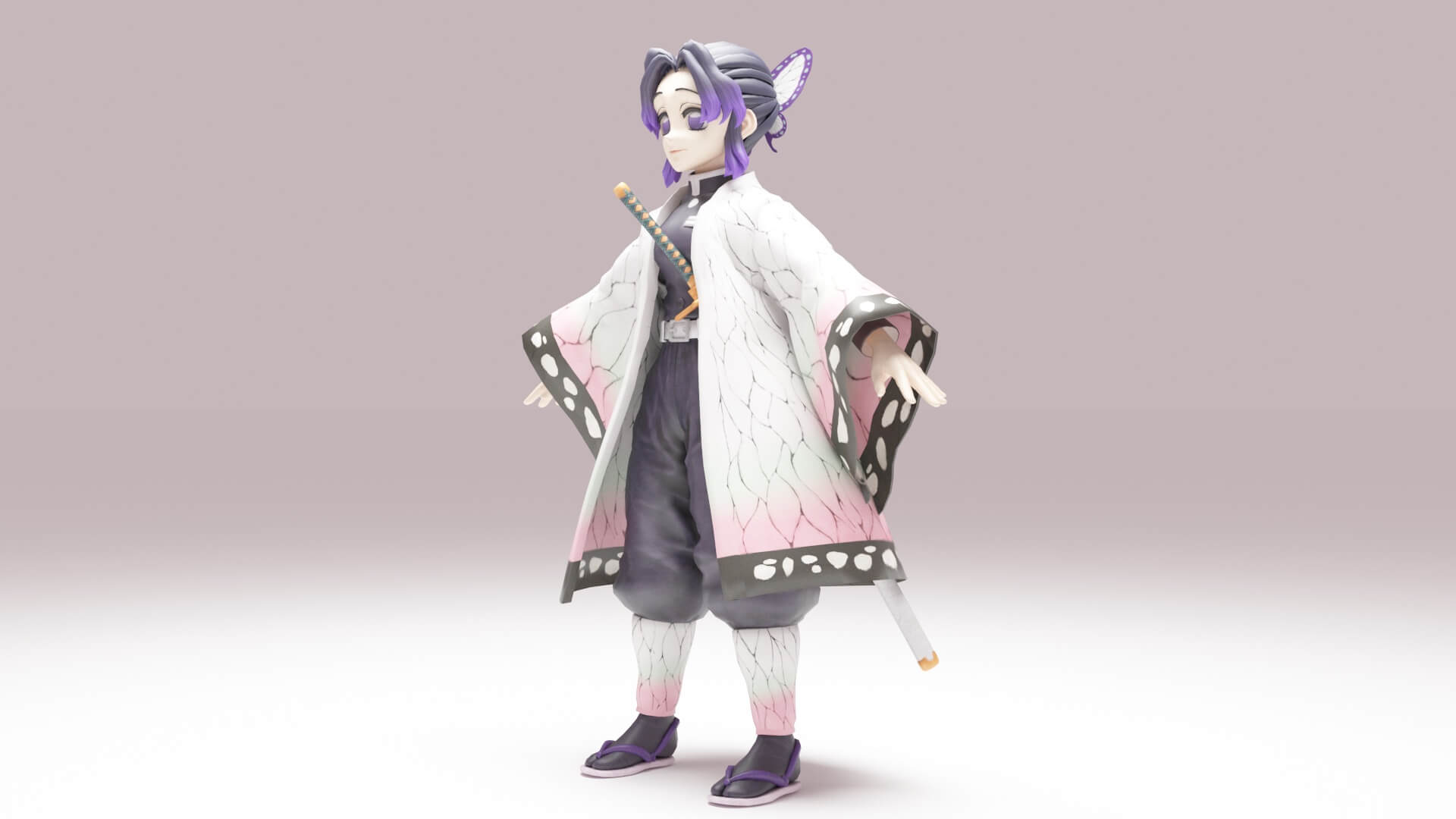 Kocho Shinobu - Kimetsu No Yaiba 3D Model by ilham45