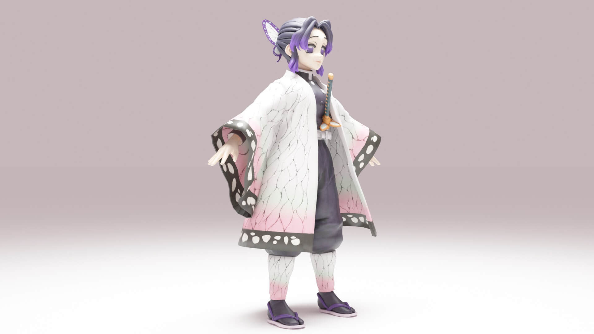 Kocho Shinobu - Kimetsu No Yaiba 3D Model by ilham45