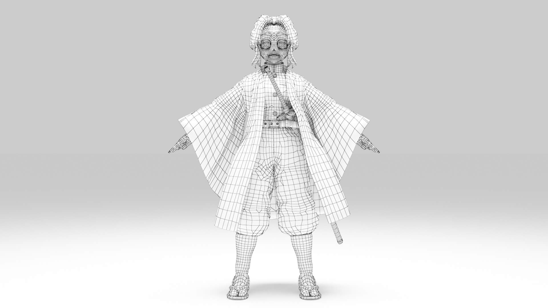 Kocho Shinobu - Kimetsu No Yaiba 3D Model by ilham45