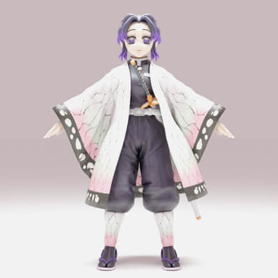 Kocho Shinobu - Kimetsu No Yaiba 3D Model by ilham45