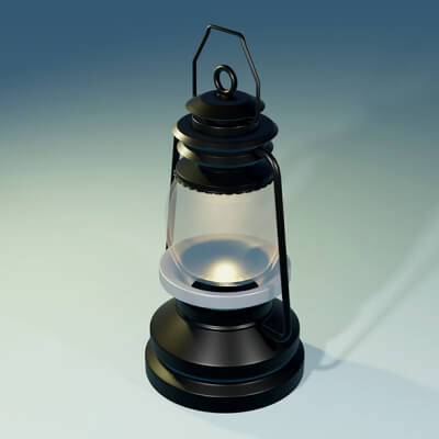 Lantern Light - 3D Model by ilham45
