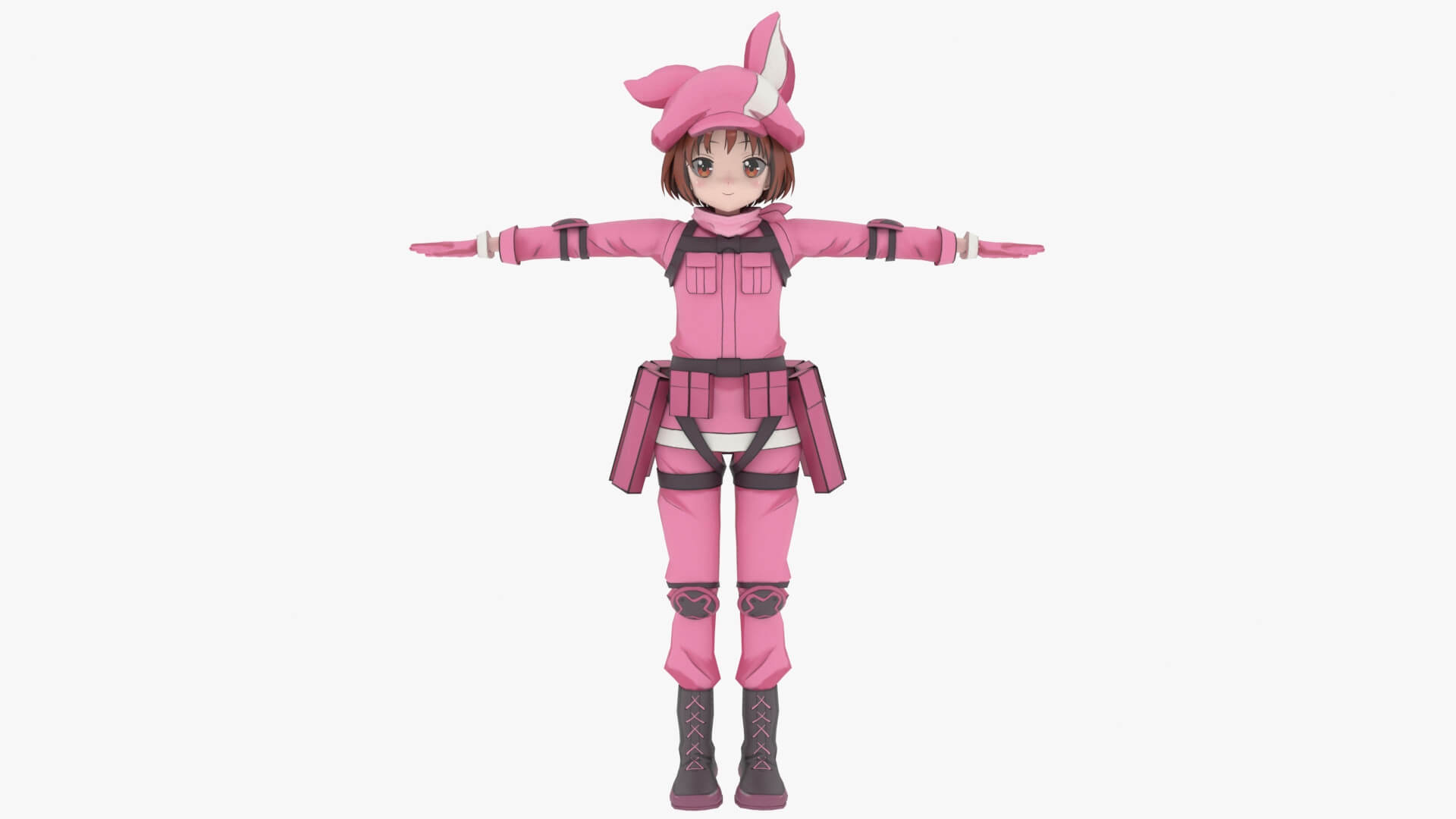 LLENN - Sword Art Online GGO 3D Model by ilham45