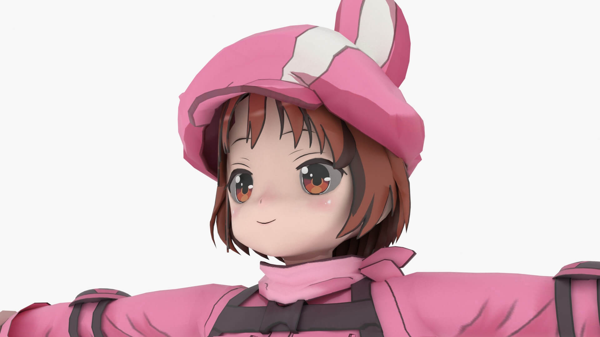 LLENN - Sword Art Online GGO 3D Model by ilham45