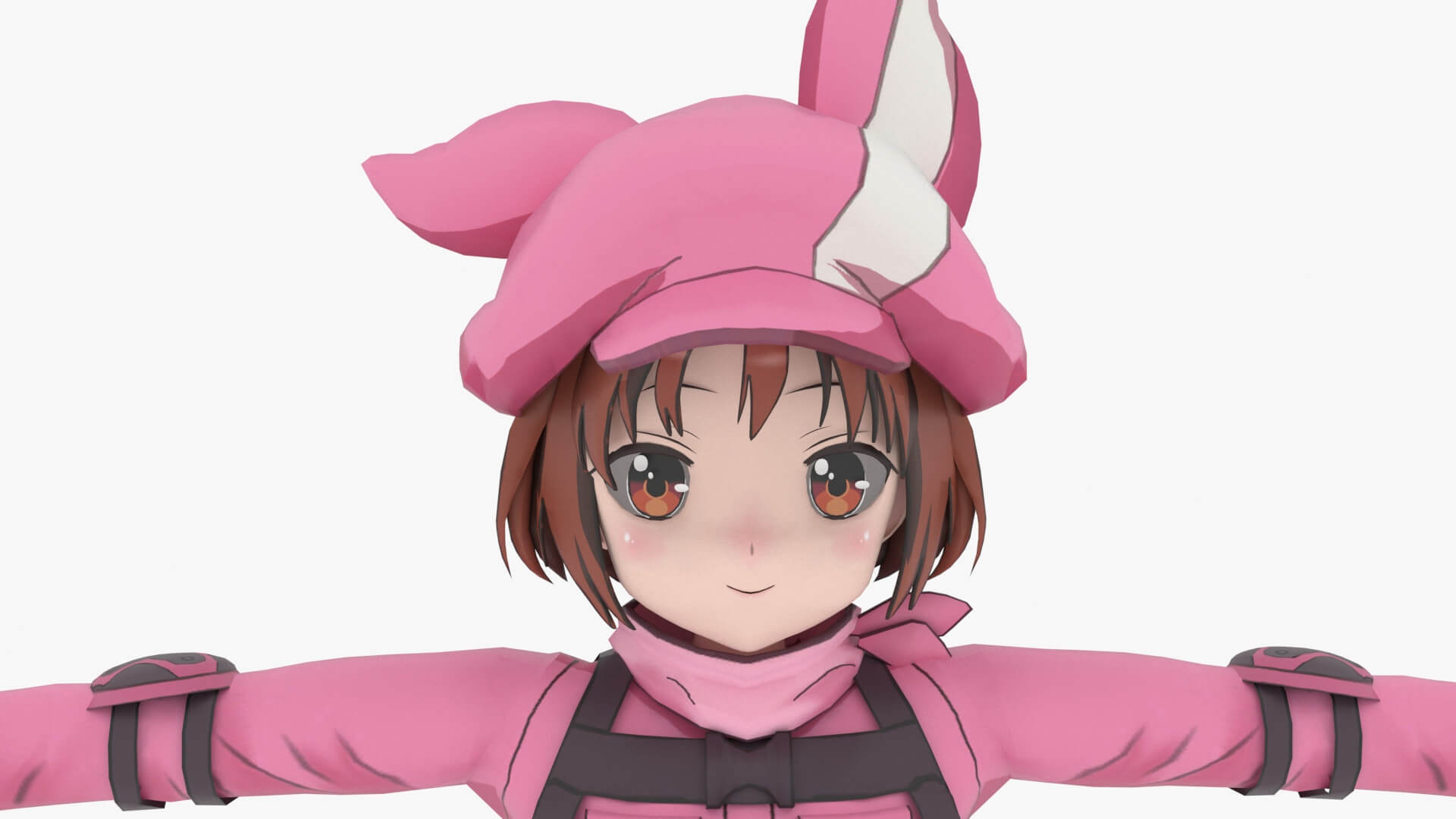 LLENN - Sword Art Online GGO 3D Model by ilham45