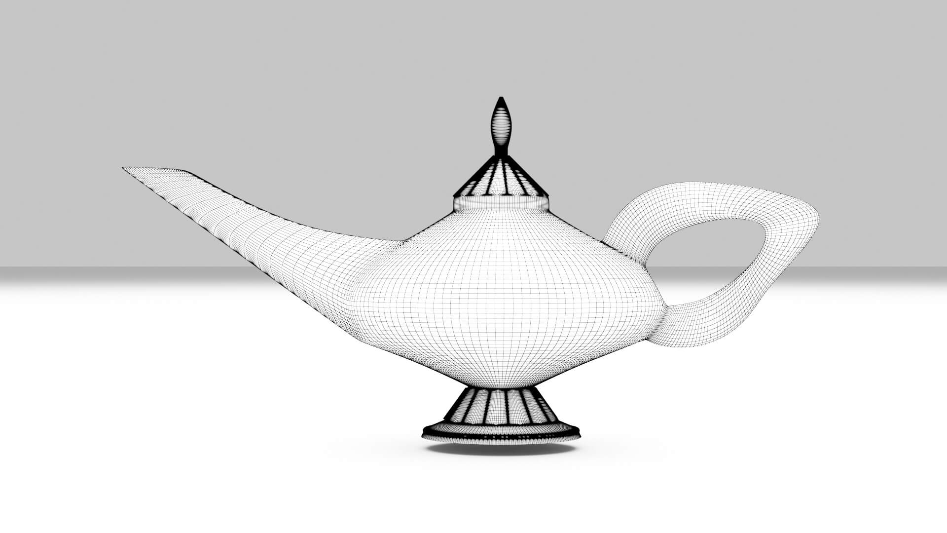Magic Lamp - 3D Model by ilham45