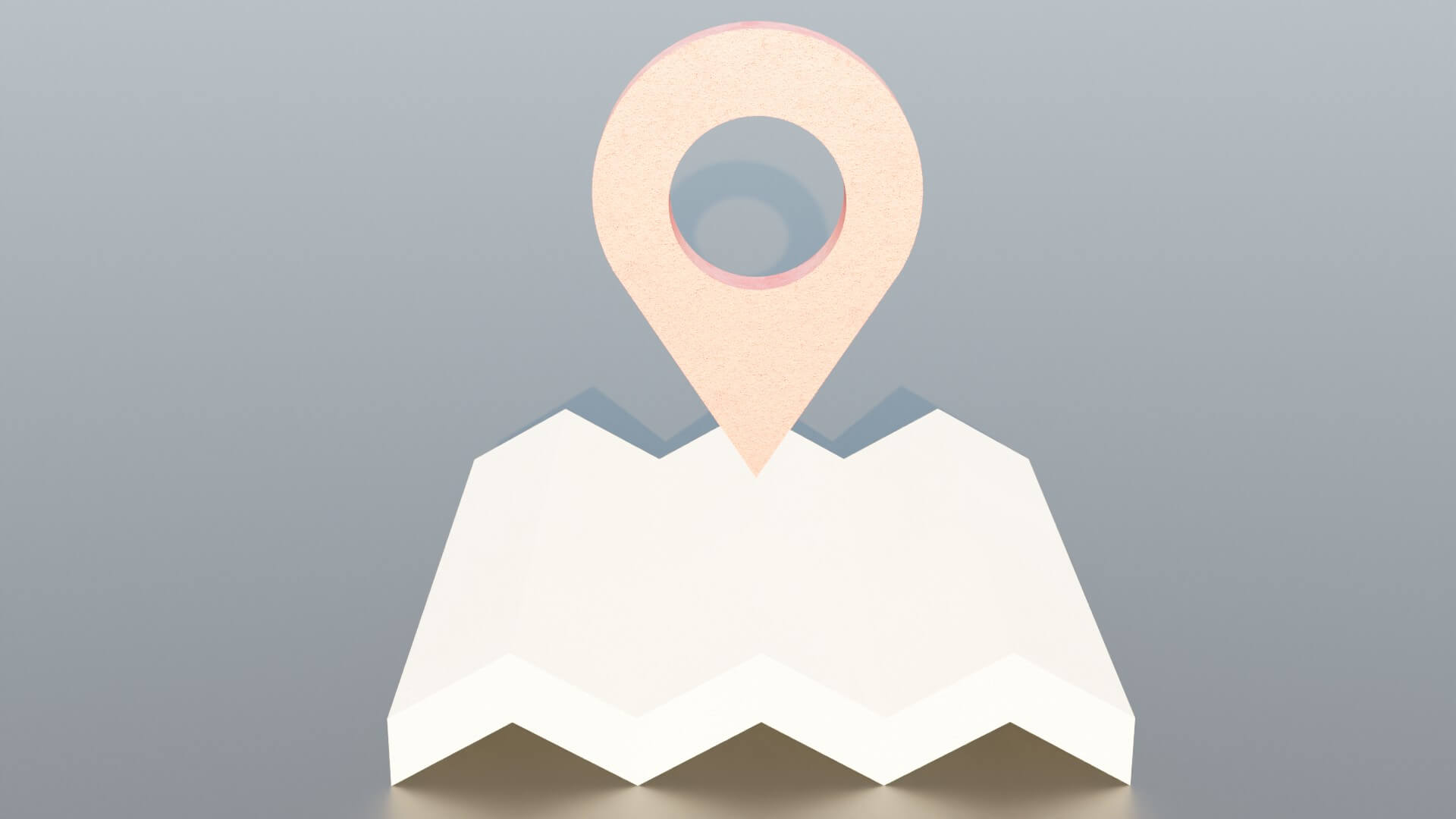 Map Marker Low-poly 3D Model by ilham45