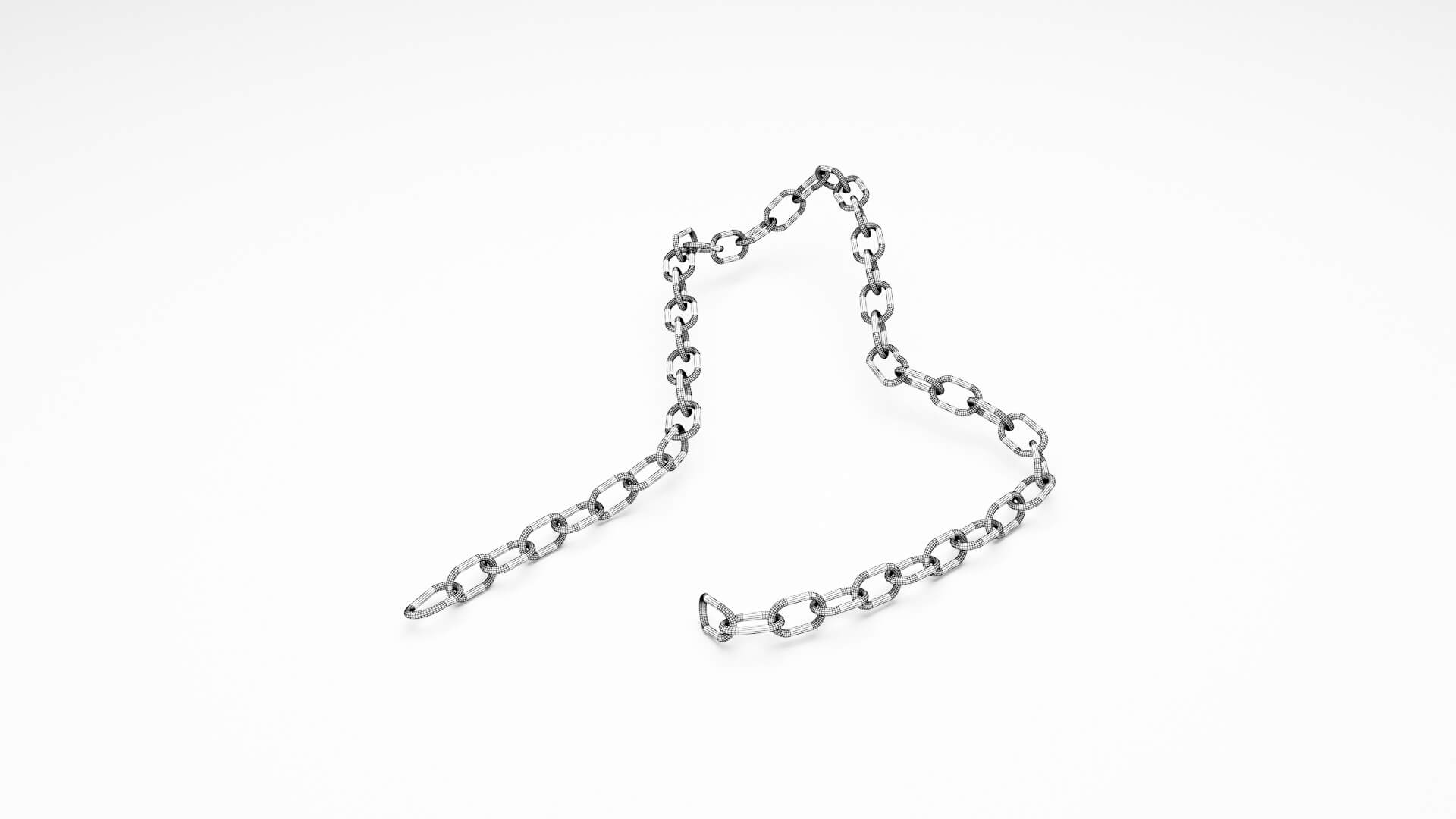 Metal Chain Free - Free 3D Model by ilham45
