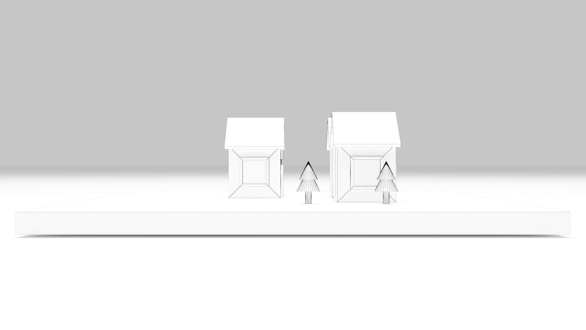 Miniature Housing - 3D Model by ilham45