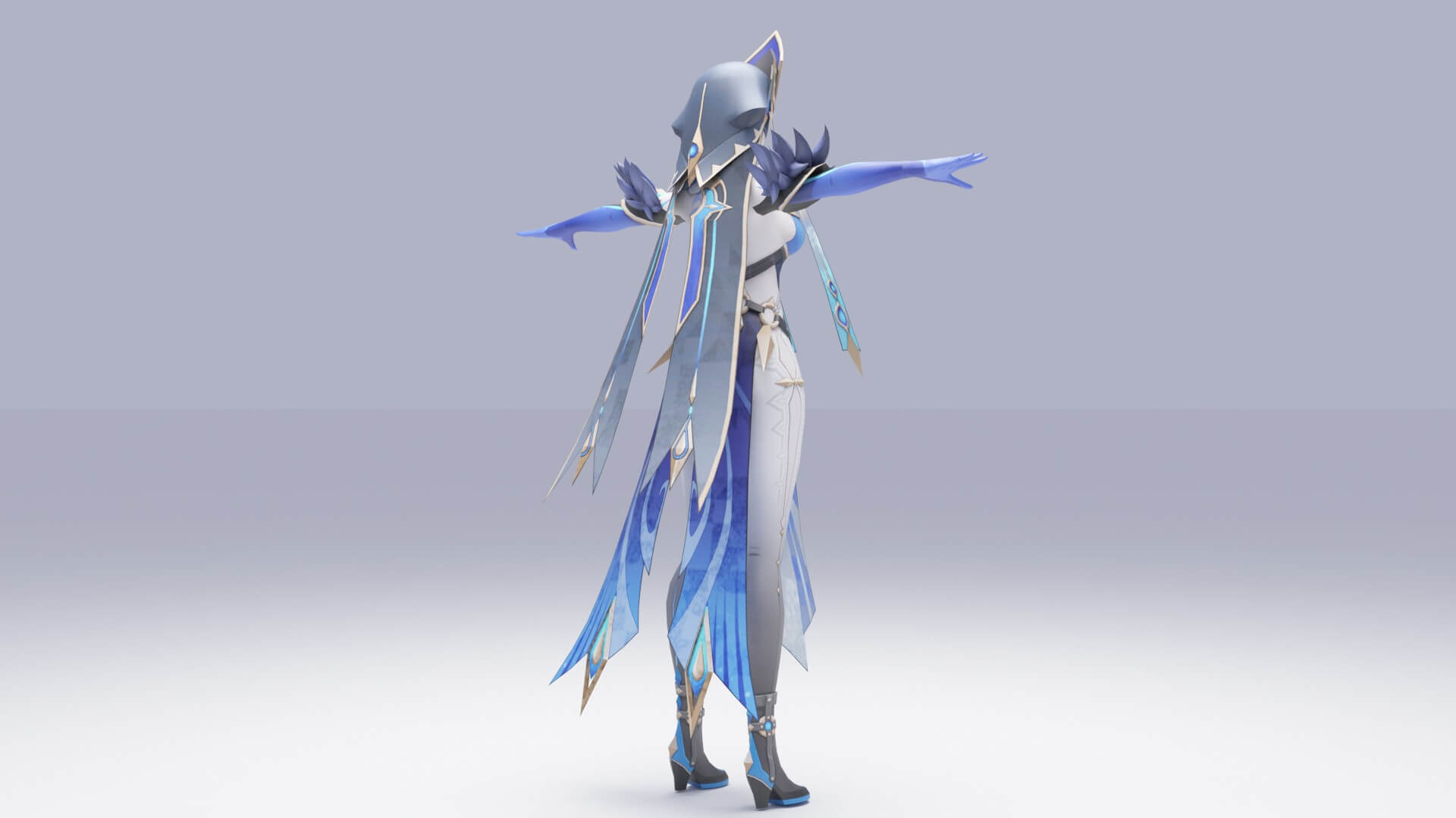 Mirror Maiden - Genshin Impact 3D Model by ilham45