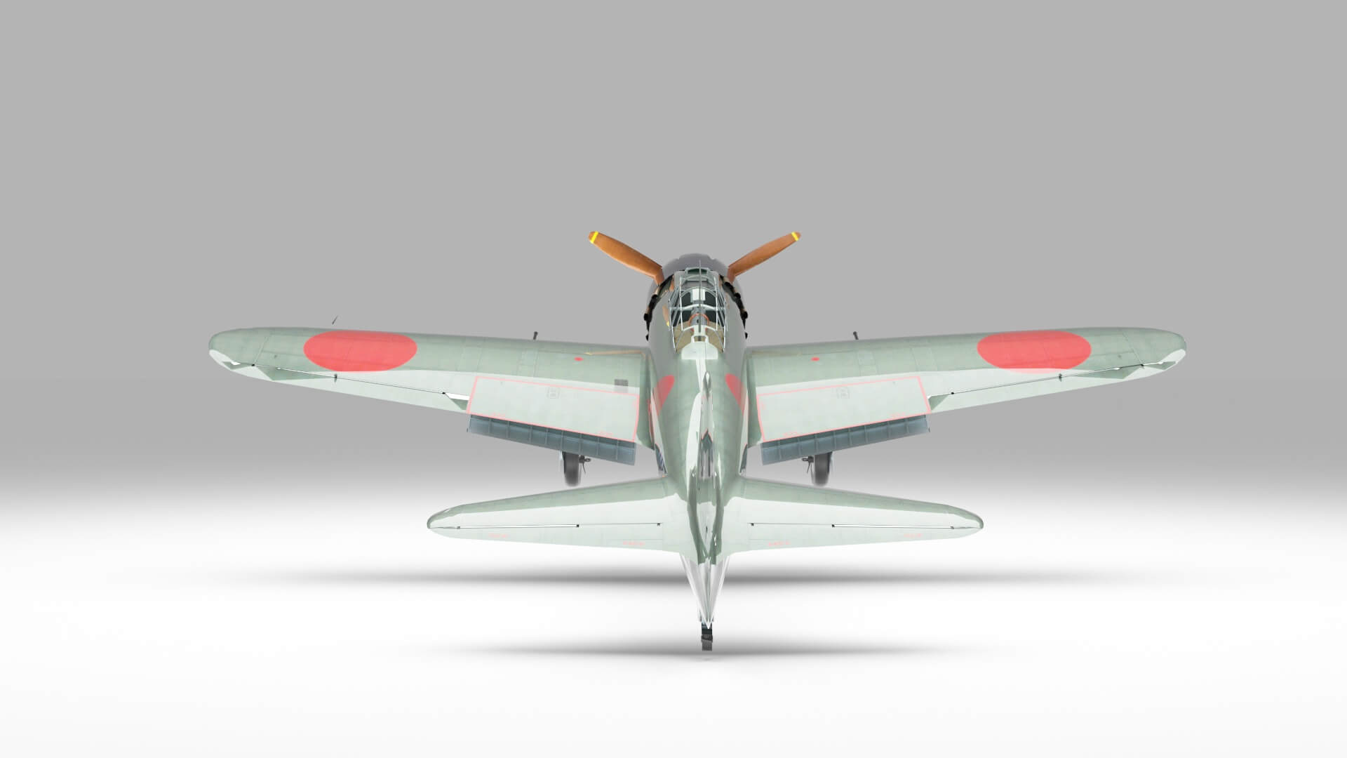 Mitsubishi A6M Zero - 3D Model by ilham45