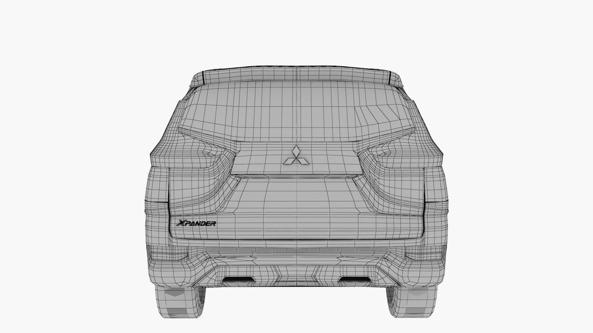 Mitsubishi Xpander - Free 3D Model by ilham45