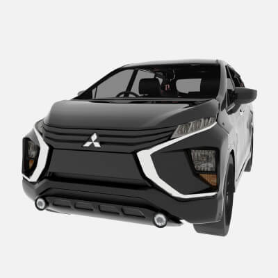 Mitsubishi Xpander - Free 3D Model by ilham45