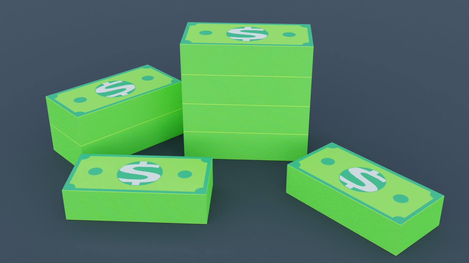 Money Cash Game - 3D Model by ilham45