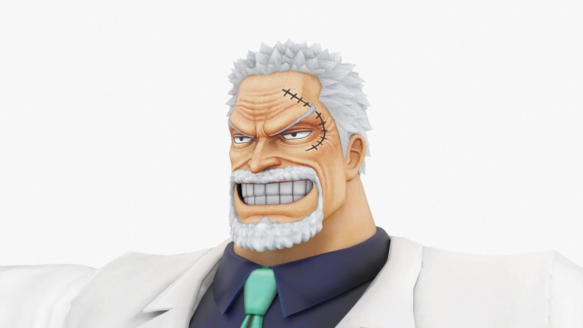 Monkey D Garp - One Piece 3D Model by ilham45