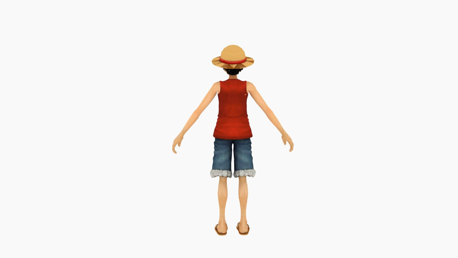Monkey D Luffy - 3D Model by ilham45