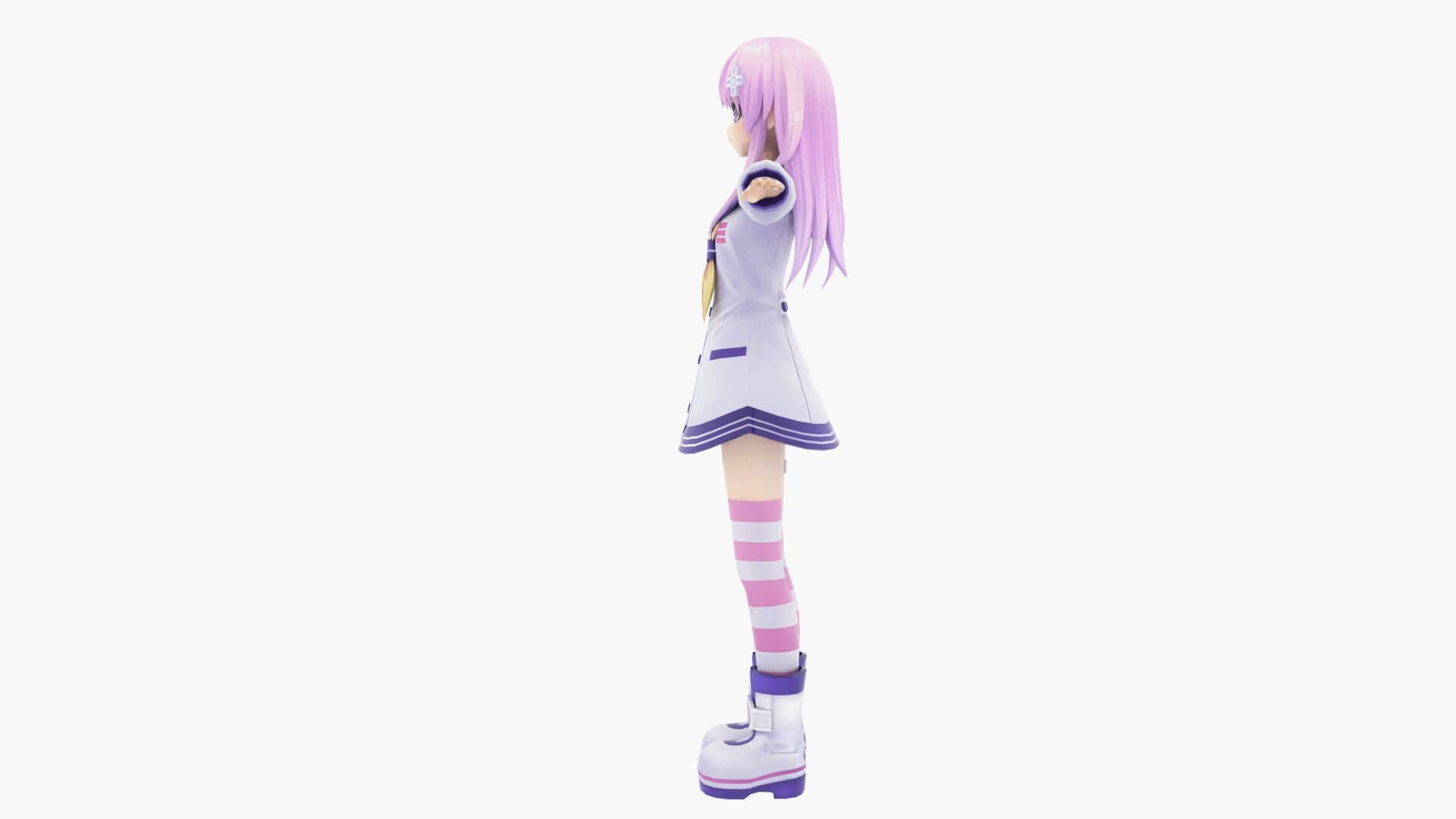 Nepgear - Hyperdimension Neptunia 3D Model by ilham45