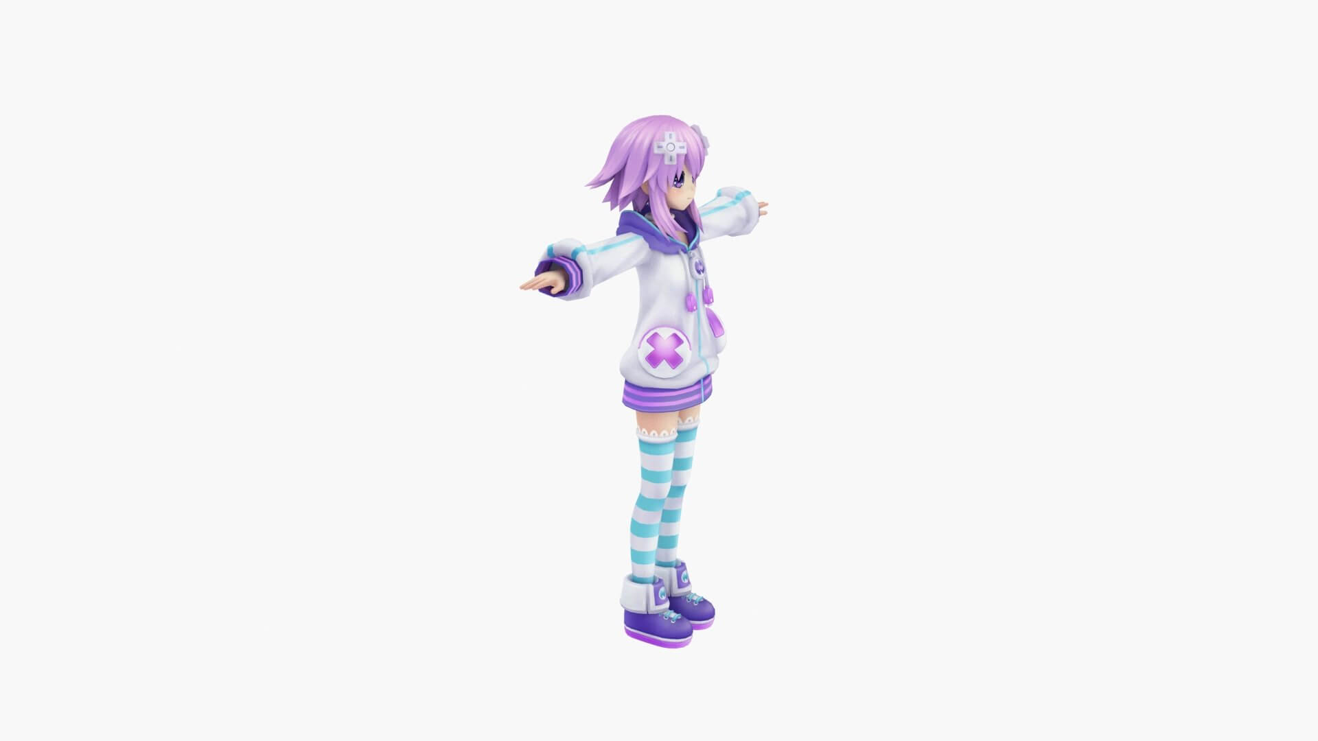 Neptune from Hyperdimension Neptunia - 3D Model by ilham45