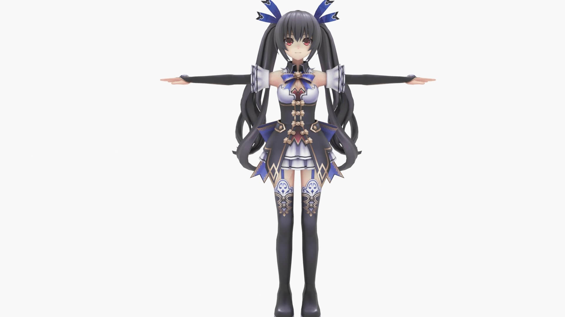 Noire from Hyperdimension Neptunia - 3D Model by ilham45