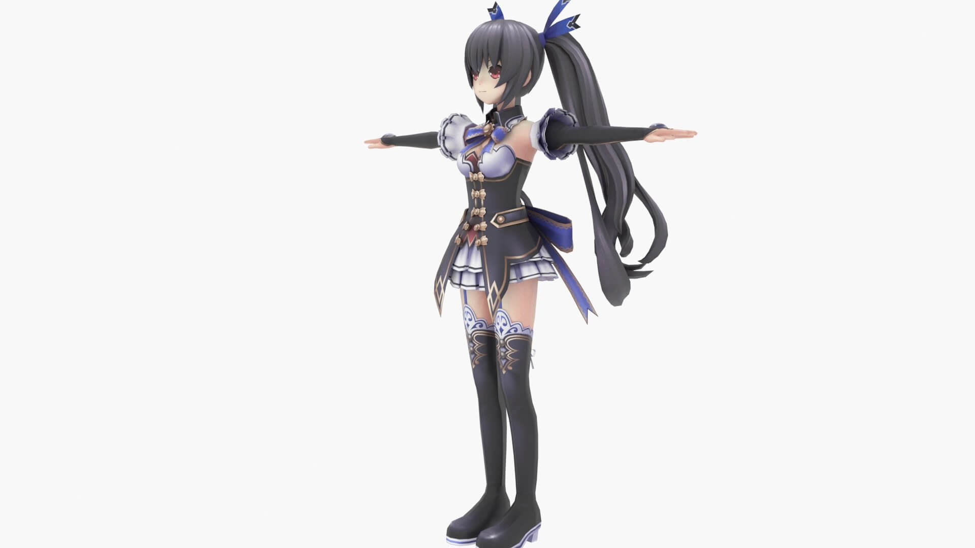 Noire from Hyperdimension Neptunia - 3D Model by ilham45