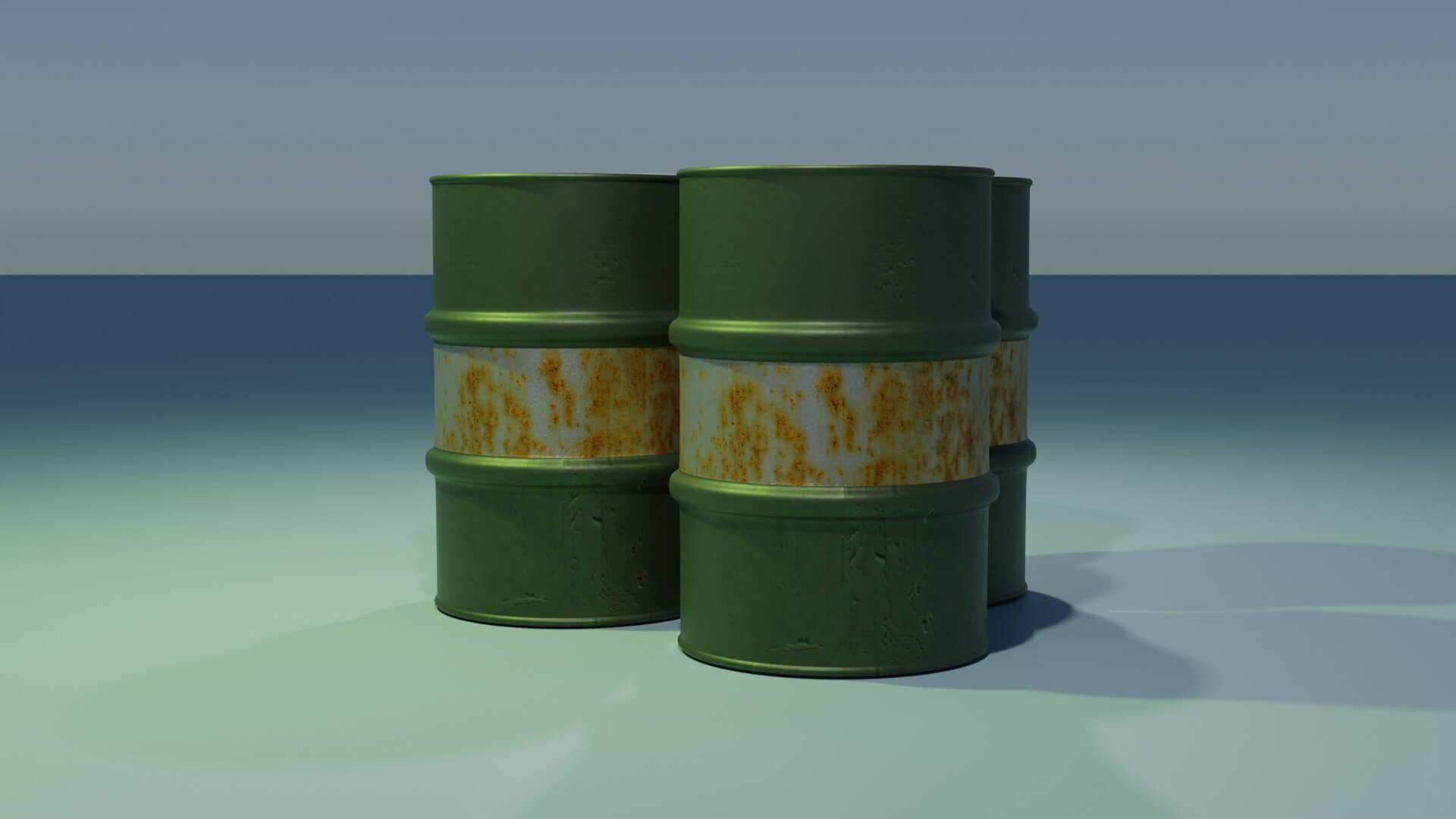 Oil Barrel - 3D Model by ilham45