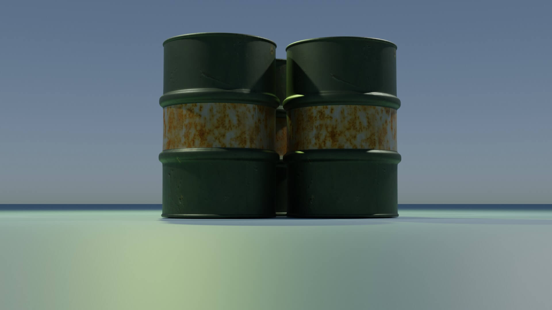 Oil Barrel - 3D Model by ilham45